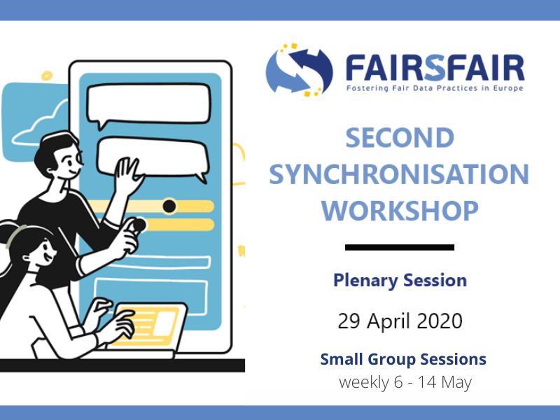 FAIRsFAIR Synchronisation Force To Host Second Workshop Online | FAIRsFAIR