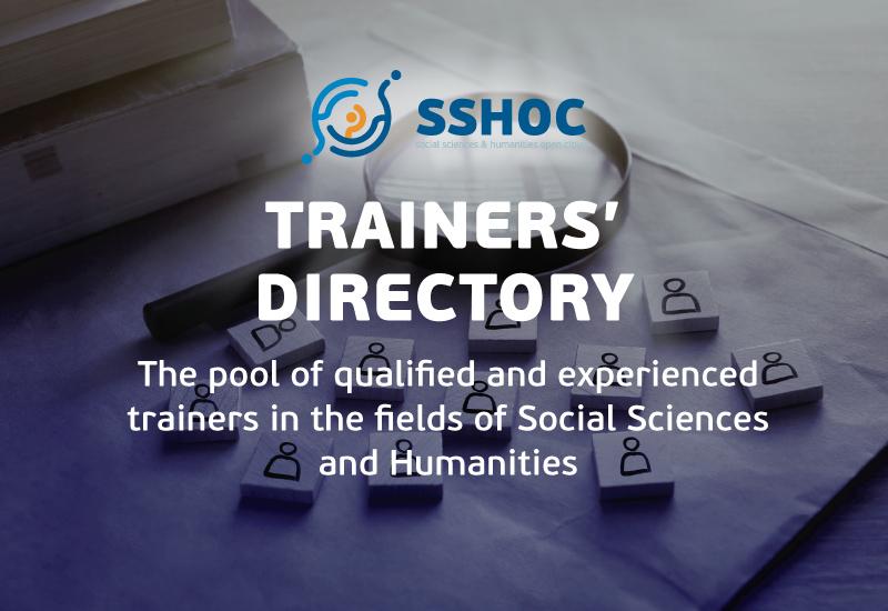 Join the SSH Trainers' Directory! | FAIRsFAIR